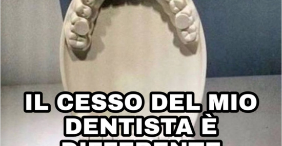 Il cesso del mio dentista.. | BESTI.it - immagini divertenti, foto ...