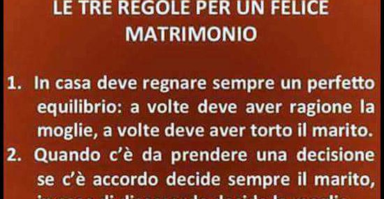 Le tre regole | BESTI.it - immagini divertenti, foto, barzellette, video